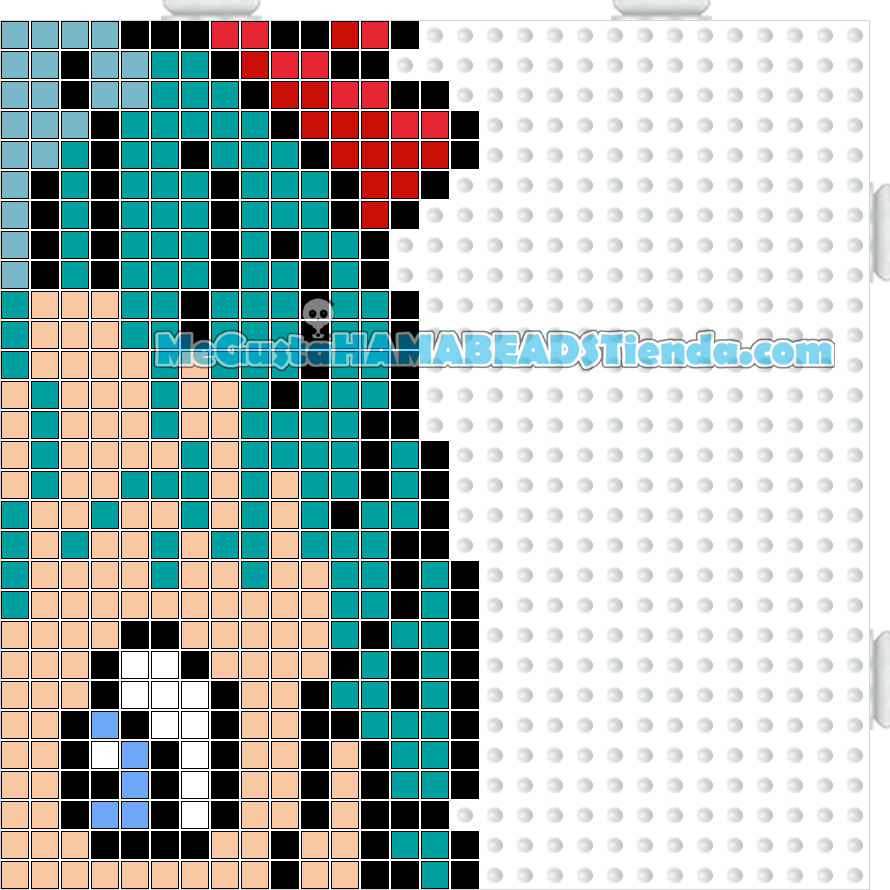 Bulma hama beads midi